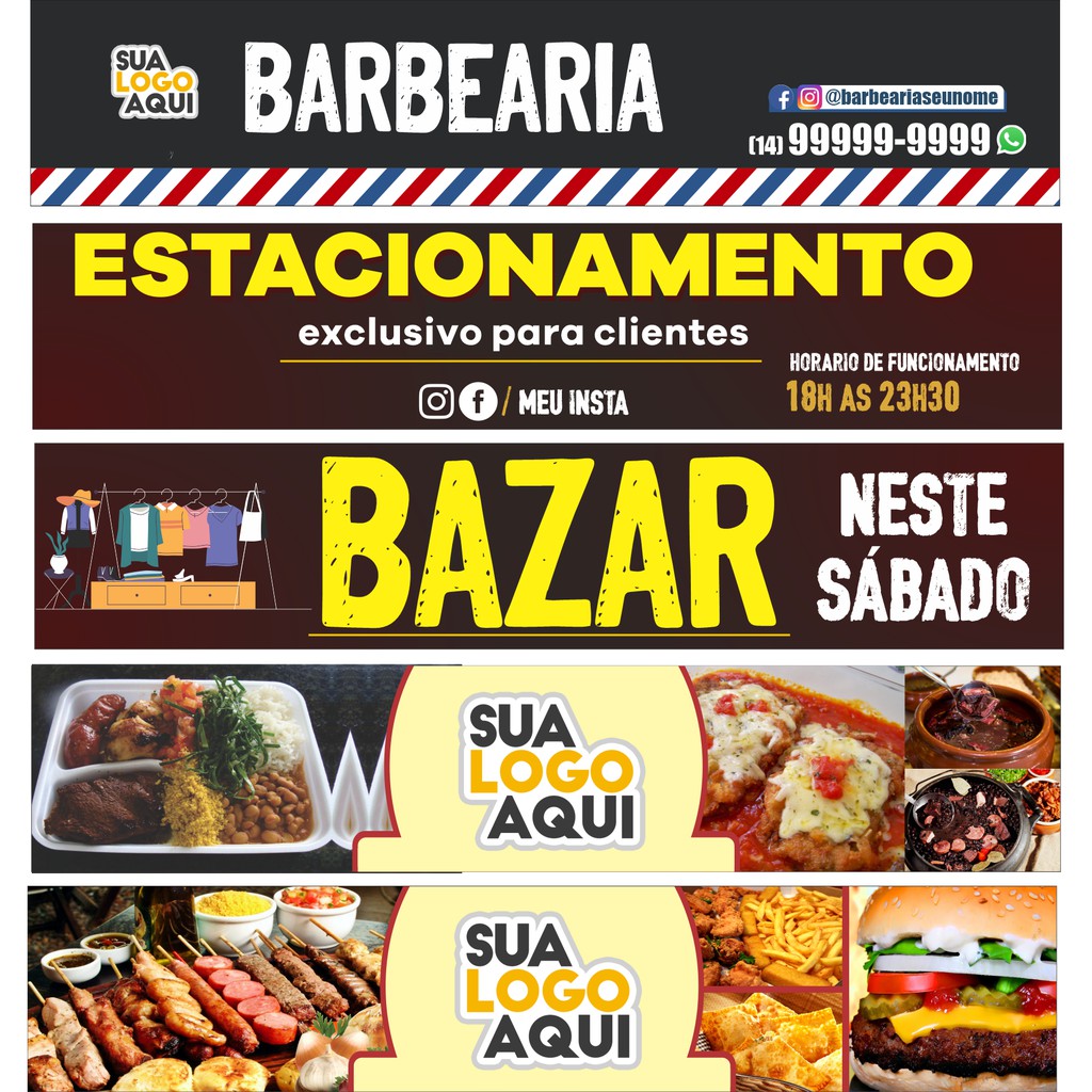Faixa em Lona Fachada e Propaganda em Geral | Shopee Brasil