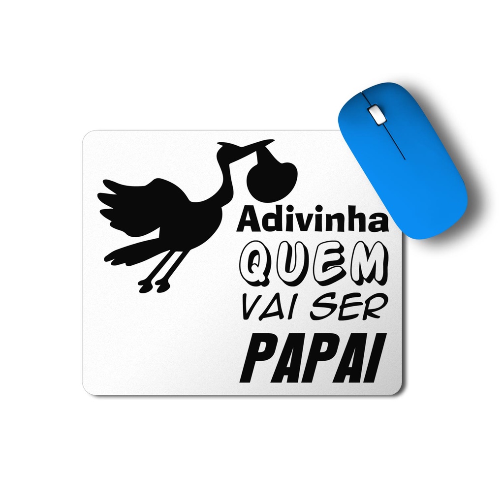 Mouse Pad Revelação Gravidez Dia Dos Pais Vai Ser Pai | Shopee Brasil