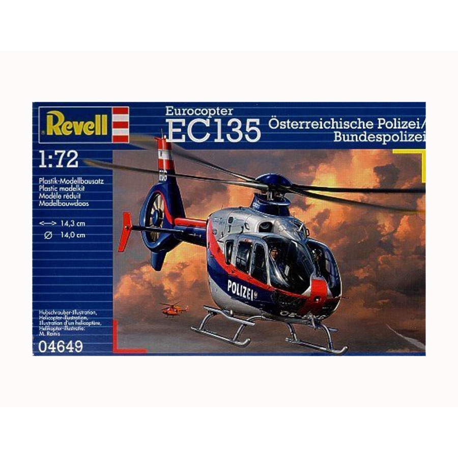Eurocopter EC-135 Osterreichische Polizei Bundespolizei 1/72 Revell ...