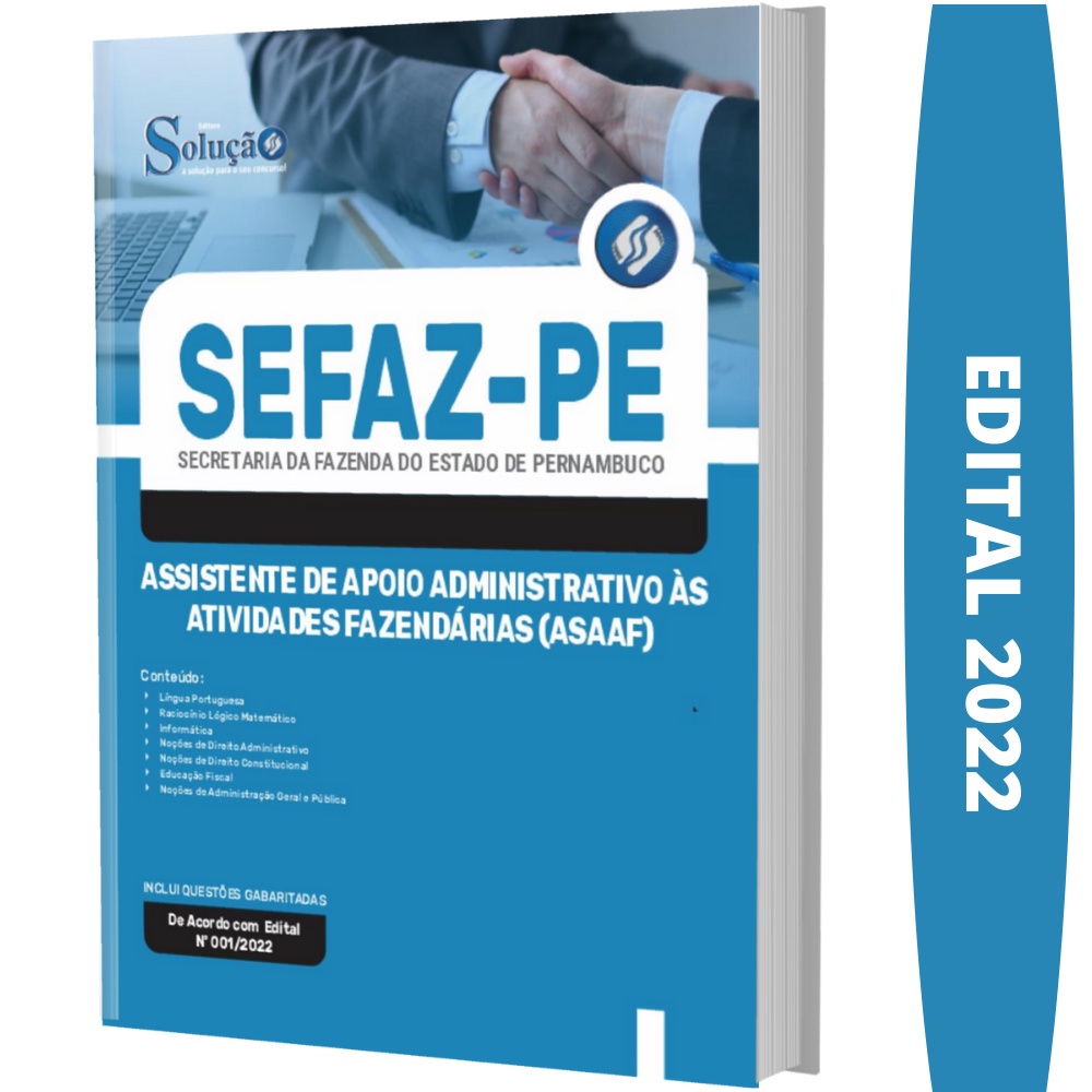 Apostila SEFAZ PE Assistente Atividades Fazendárias (AsAAF) | Shopee Brasil