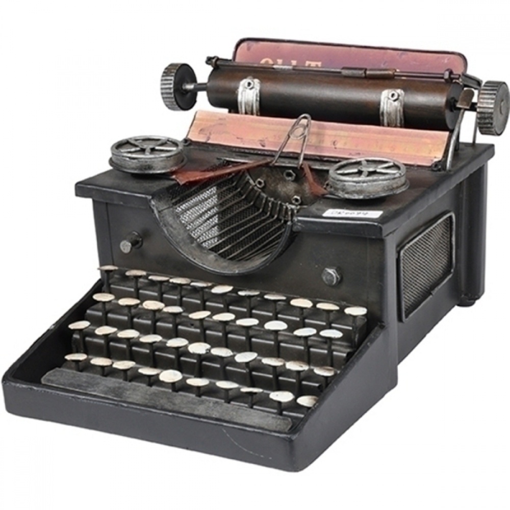 Enfeite Miniatura Maquina De Escrever Vintage Retrô 26cm | Shopee Brasil