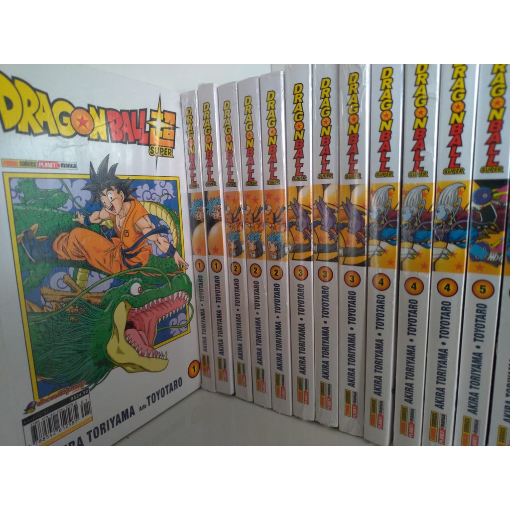 Mangá Dragon Ball Super vol.1 ao vol.17 (Novo - Lacrado) | Shopee Brasil