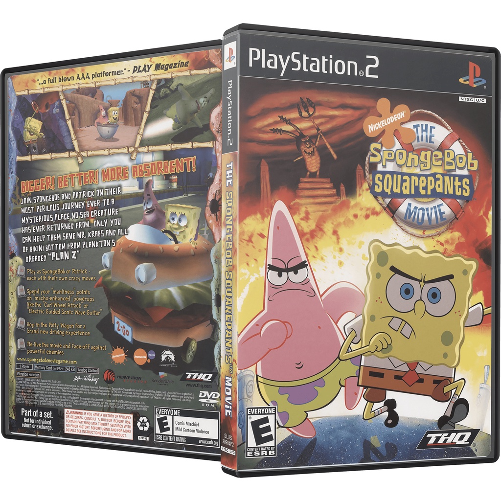 SpongeBob SquarePants Movie, The (USA) para ps2 | Shopee Brasil