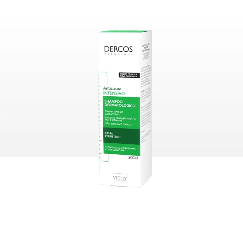 Shampoo Dercos Anticaspa intensivo 200ml | Shopee Brasil