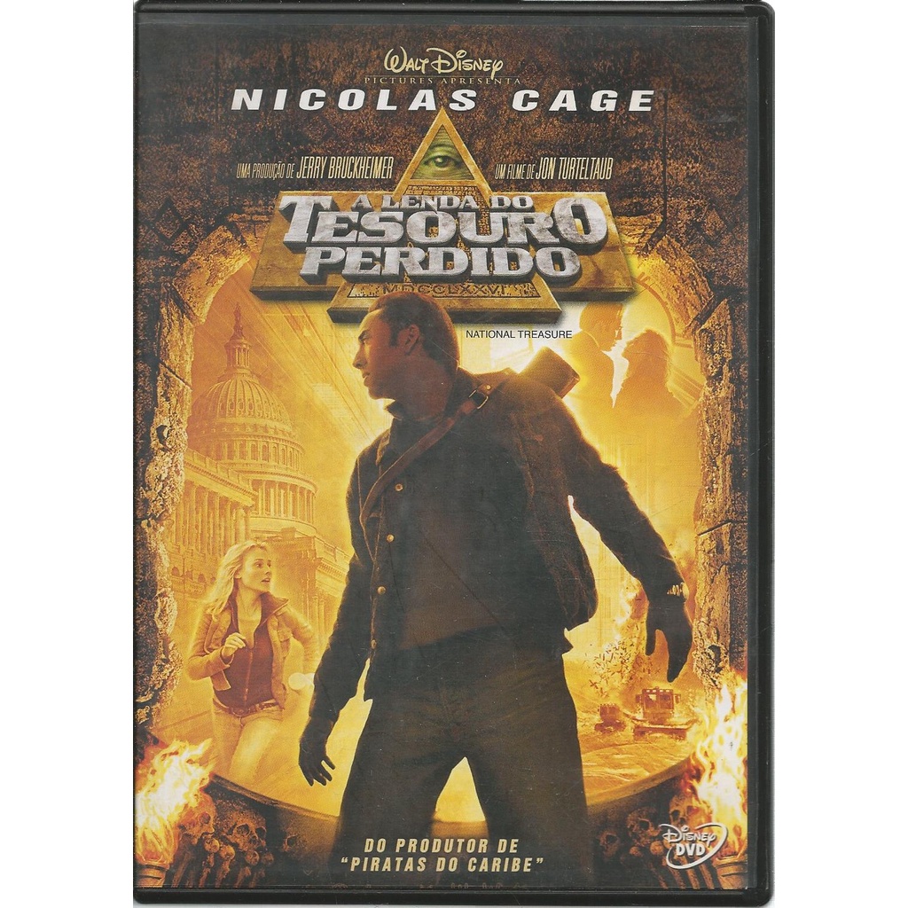 Dvd A Lenda Do Tesouro Perdido | Shopee Brasil