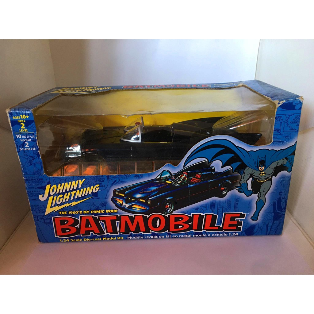 JOHNNY LIGHTNING - THE 1960 'S DC COMIC BOOK BATMOBILE - ESCALA 1:24 ...