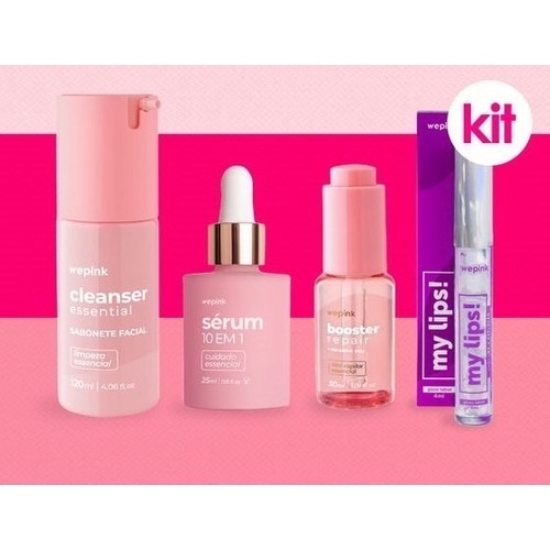 Kit Wepink Virginia Fonseca Sérum 10 em 1 + Gloss Labial My Lips ...