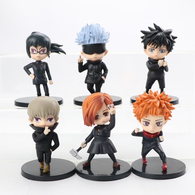 6 Pçs / Set Figura De Ação 10 cm Jujutsu Kaisen Megumi / Costai ...