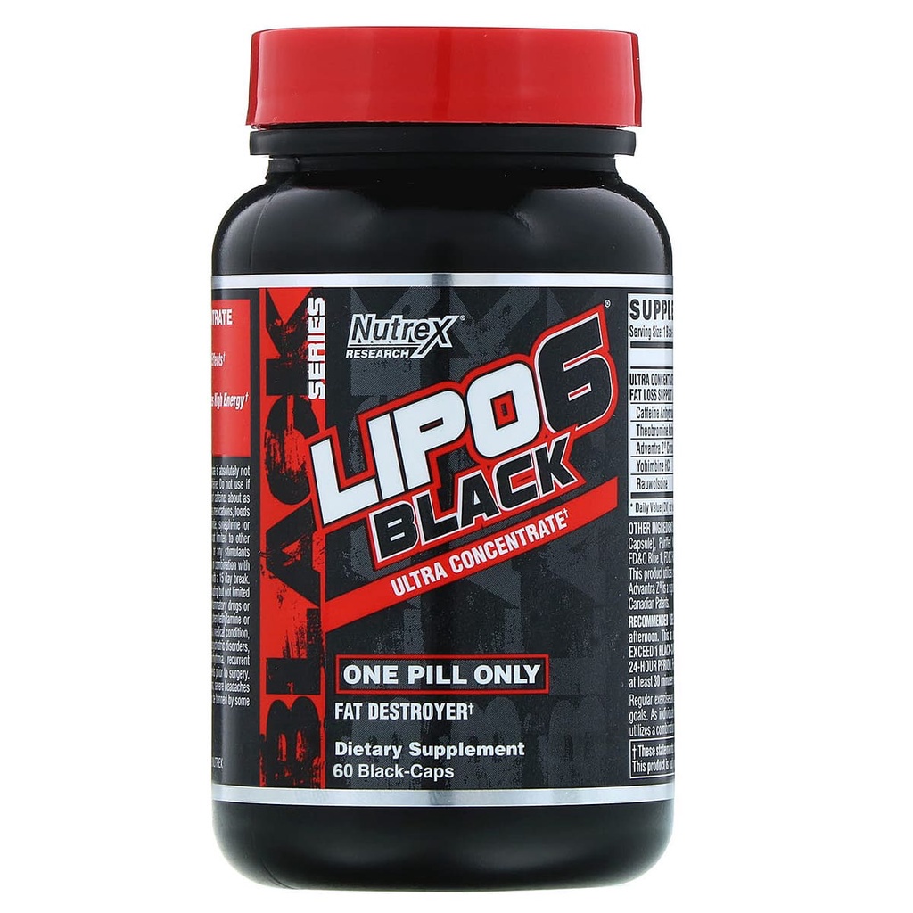 Lipo 6 Black Ultra Concentrado 60 capsulas - Nutrex | Shopee Brasil