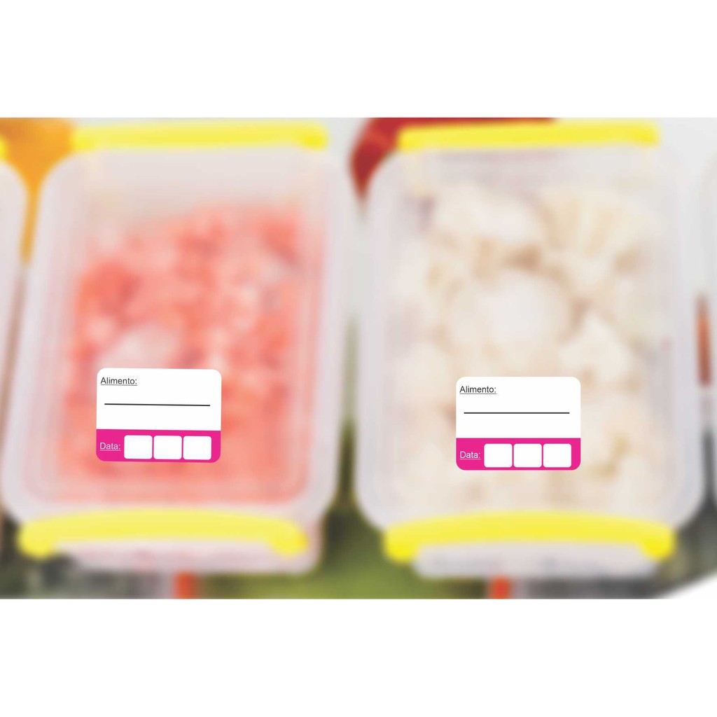 200 Etiquetas adesivas freezer geladeira para identificação de ...