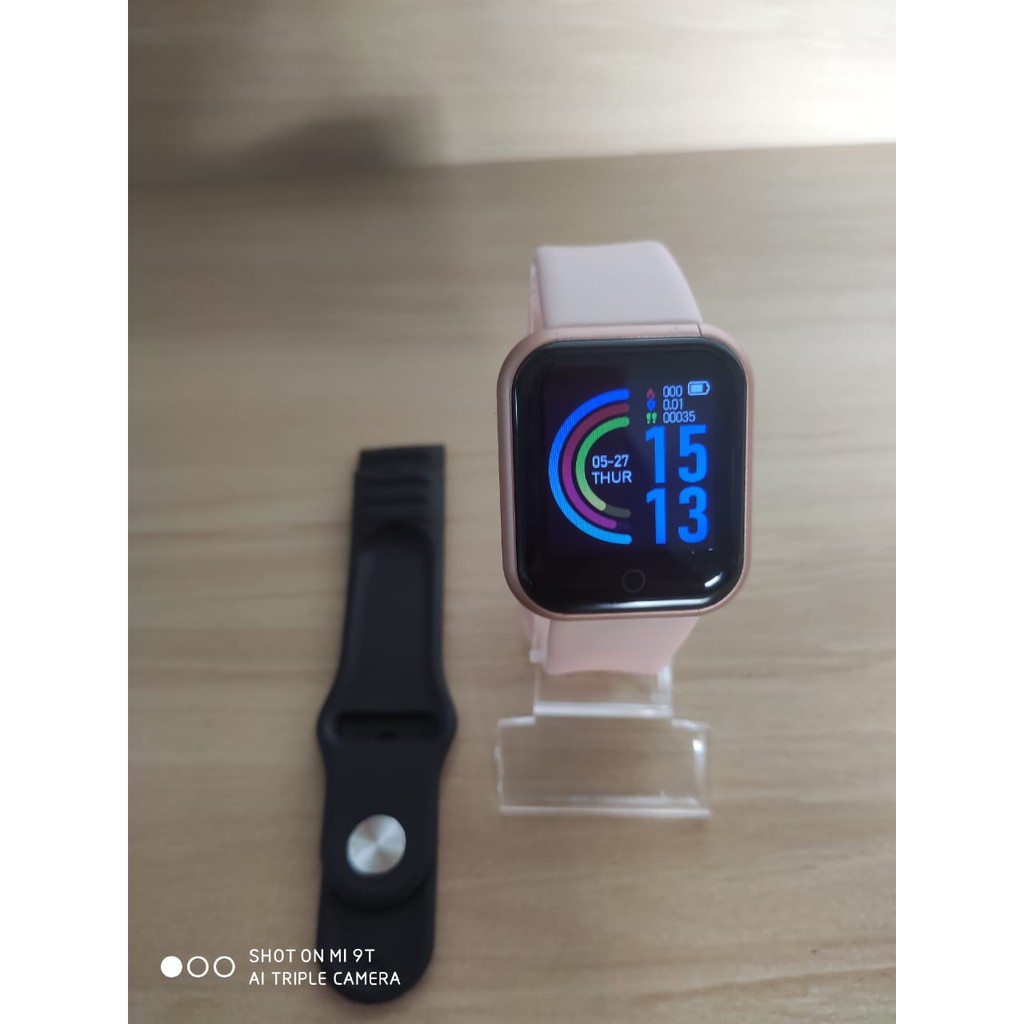 RELOGIO SMARTWATCH Y68, D20 + PULSEIRA SILICONE (BRINDE) | Shopee Brasil