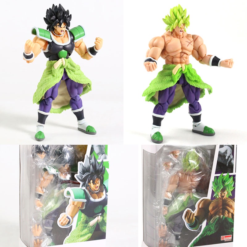 Broly Dragon Ball Z Super Saiyan Figura De Ação 4 Broli Cabelo Verde ...