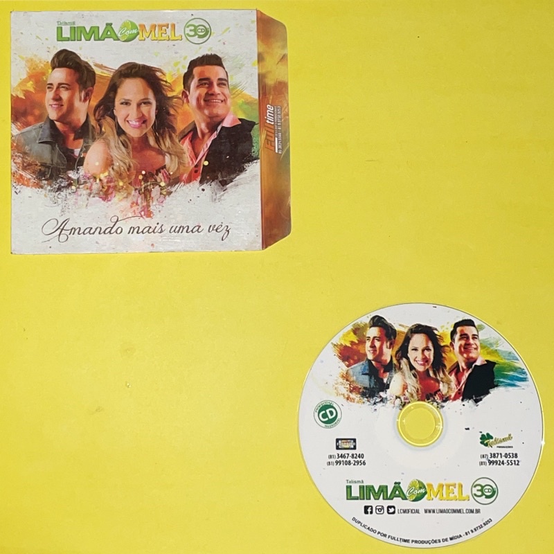 CD Promo Limão com Mel - Amando mais uma vez Branco | Shopee Brasil