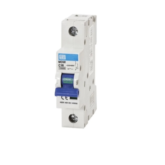 Disjuntor Weg Monopolar Mdw Curva C 16A | Shopee Brasil