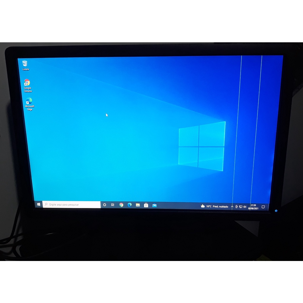 Monitor Lcd Dell E1913c 19 Polegadas Com defeito Listras Na Tela | Shopee Brasil