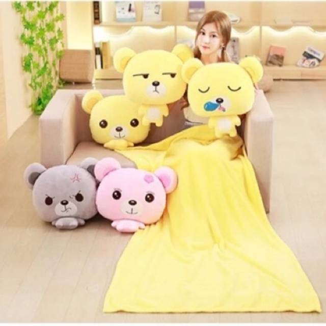 Balmut Cobertor / Almofada Flexível De Ursinho / Pelúcia Com Melhores ...
