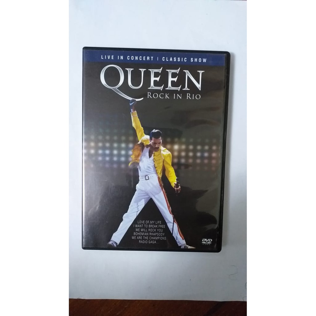 DVD QUEEN ROCK IN RIO | Shopee Brasil