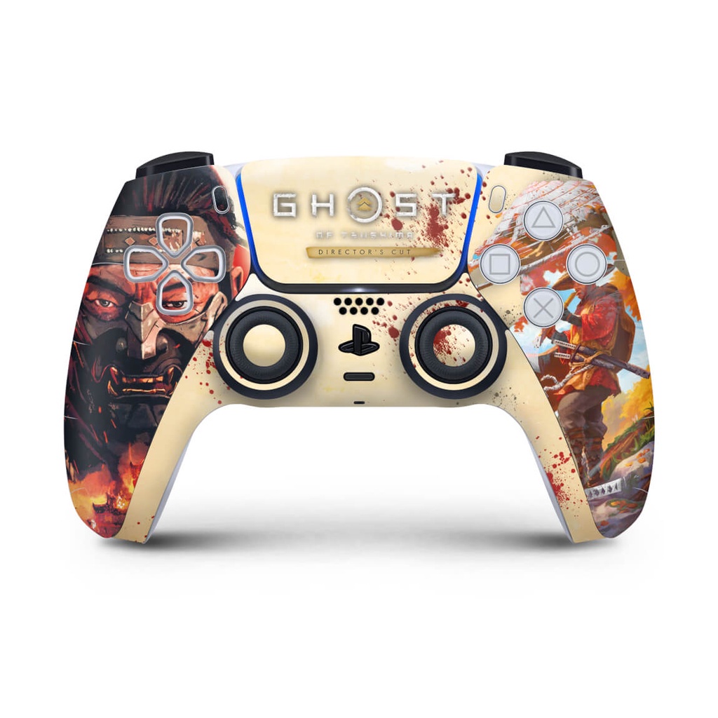 Skin PS5 Controle Playstation 5 Adesivo - Ghost of Tsushima Director's ...