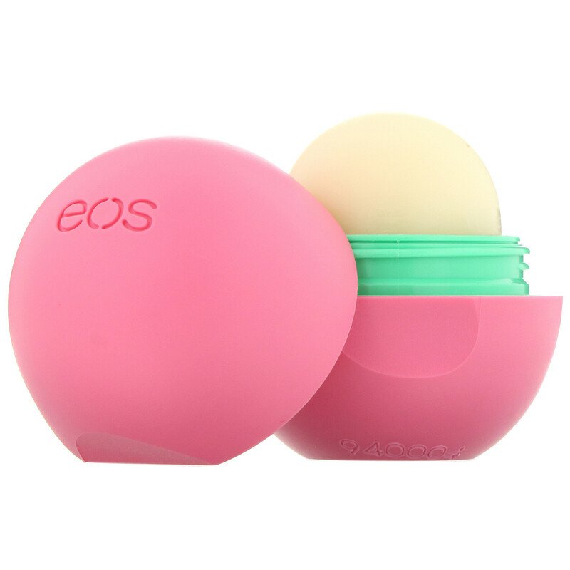 EOS, Bálsamo Labial, hidratante labial, 100% natural, Sorbet de Morango ...