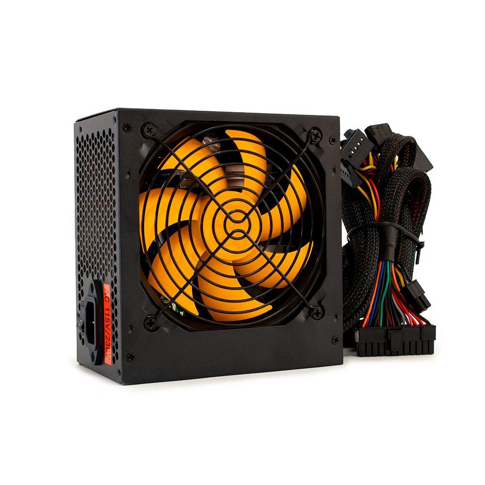 Fonte Real ATX 550W Automática Storm-Z Cooler Amarelo | Shopee Brasil