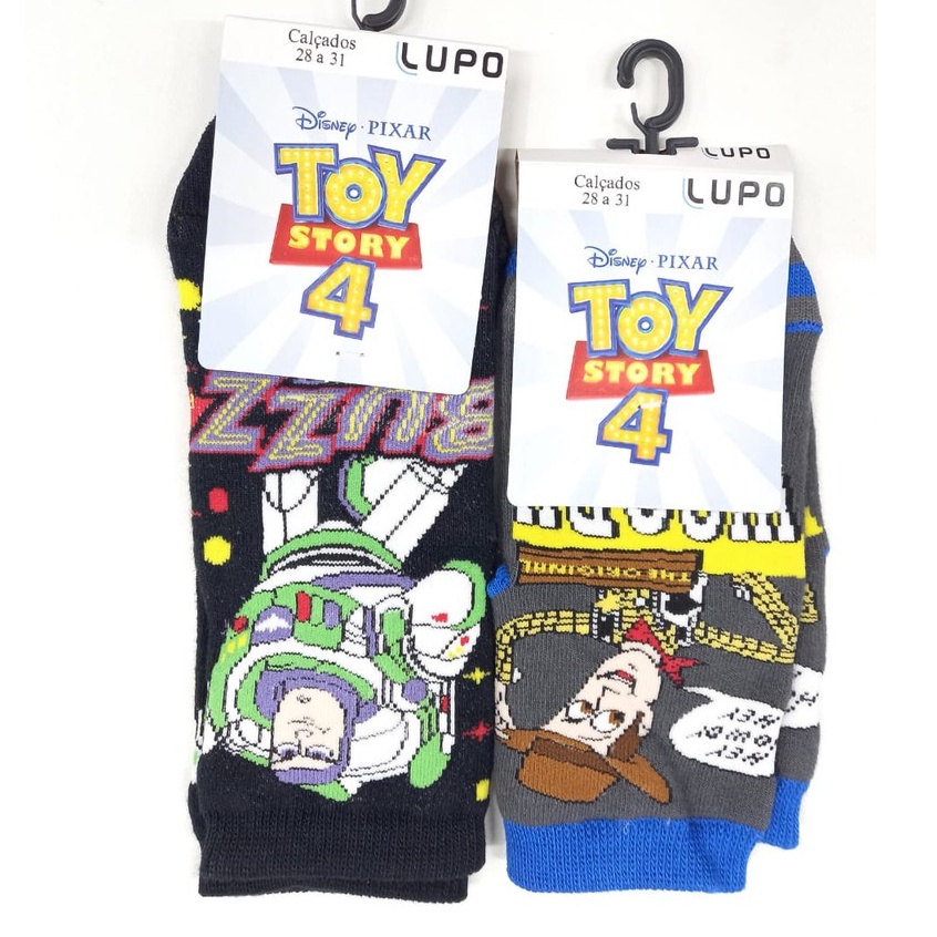 Meia Lupo Infantil Disney Toy Story (02350-051) | Shopee Brasil