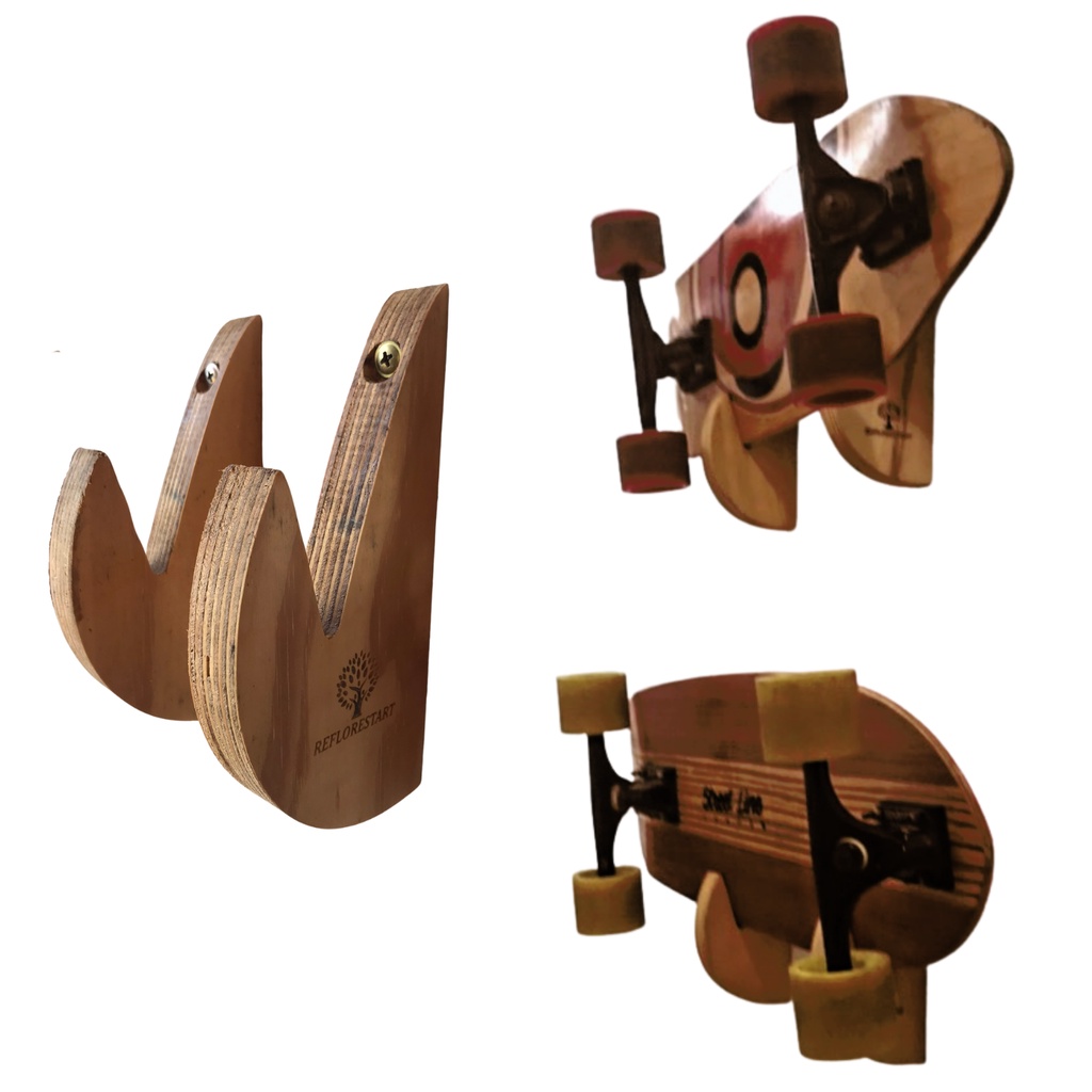 Suporte de Parede Para Skate Street, Longboard e Shape | Shopee Brasil