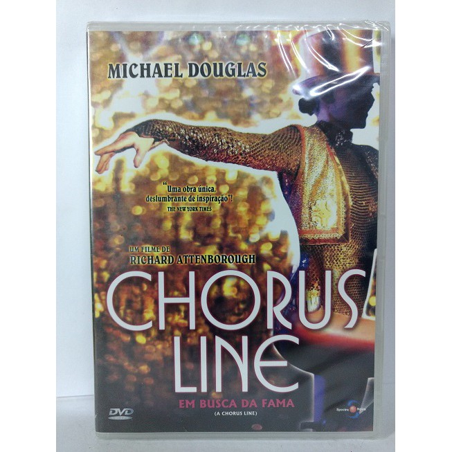 DVD Chorus Line - Michael Douglas - Novo / Original / Lacrado | Shopee ...