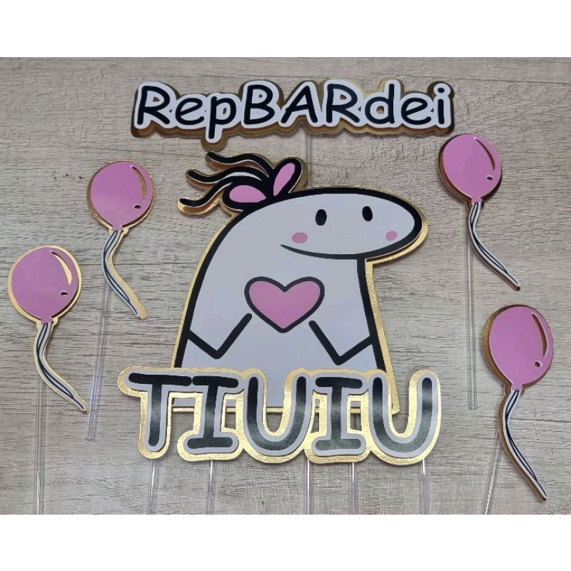 Topper para bolo Flork | Shopee Brasil