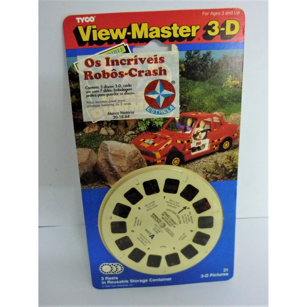 Estrela View Master 3D Os Incriveis Robôs-Crash | Shopee Brasil