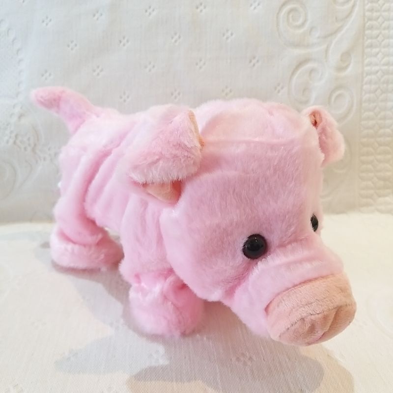 Porco Eletrônico anda emite som e mexe o rabinho Pelúcias | Shopee Brasil
