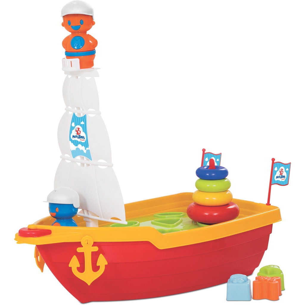 Brinquedo Barco Infantil Didatico Grande Mercotoys | Shopee Brasil