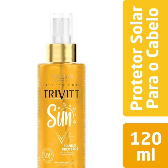 PROTETOR SOLAR CAPILAR TRIVITT SUN 120ML | Shopee Brasil