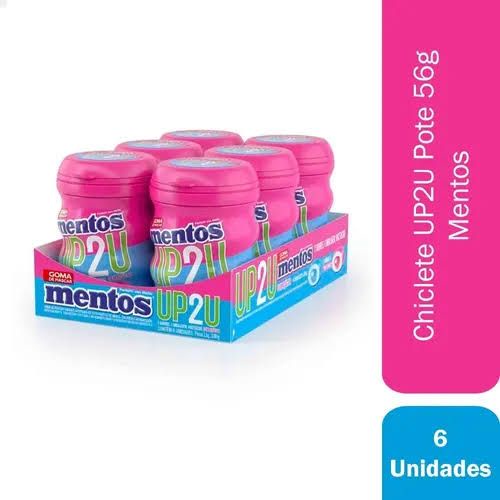Display Com 6 Garrafas De Mentos Pure Fresh Up2u Tutti Frutti E Menta ...