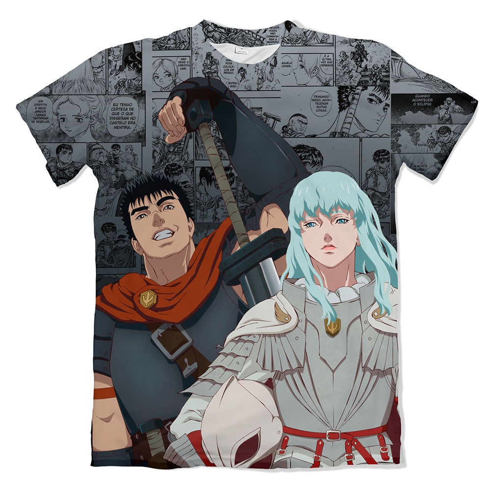 Camisa Anime Berserk Guts e Griffith | Shopee Brasil