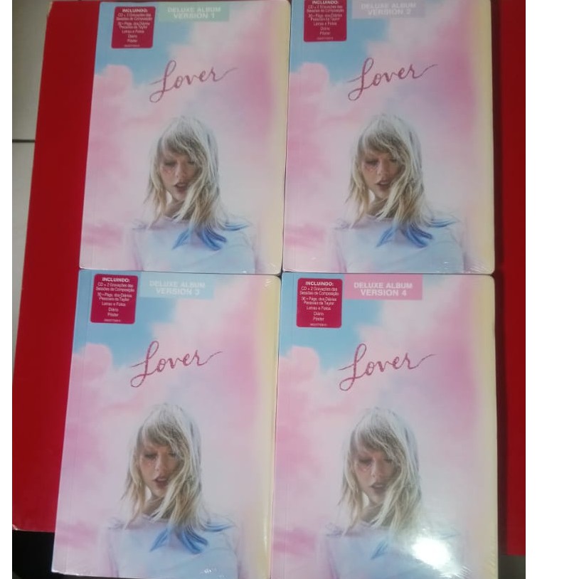 Taylor Swift Coleção Lover Deluxe Version 1, 2, 3, 4 - Novo Lacrado ...