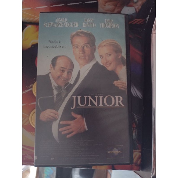 VHS Júnior - Arnold Schwarzenegger - Original | Shopee Brasil