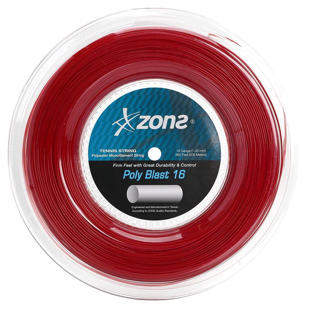 Corda Zons Poly Blast 16L 1.30mm Vermelho - Rolo com 200 Metros | Shopee Brasil