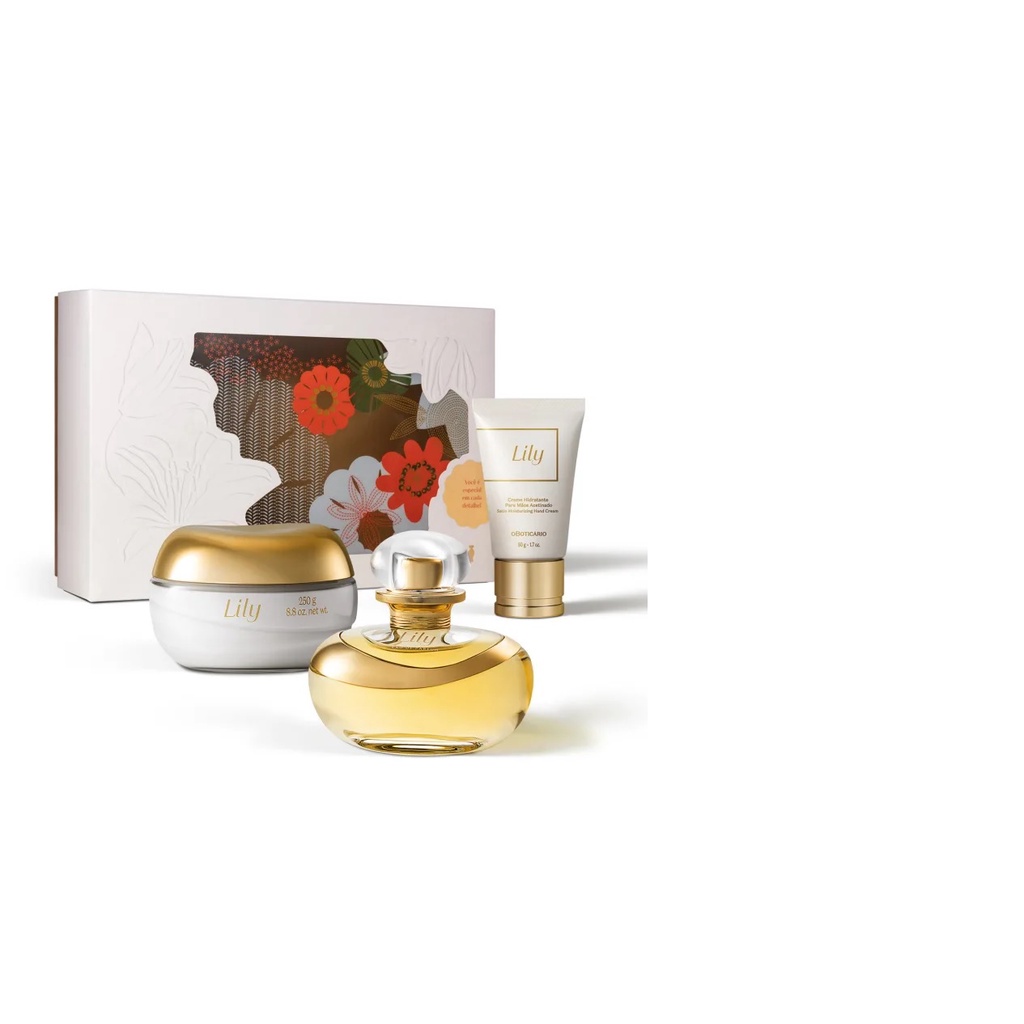 Kit Presente Lily (3 itens) | Shopee Brasil