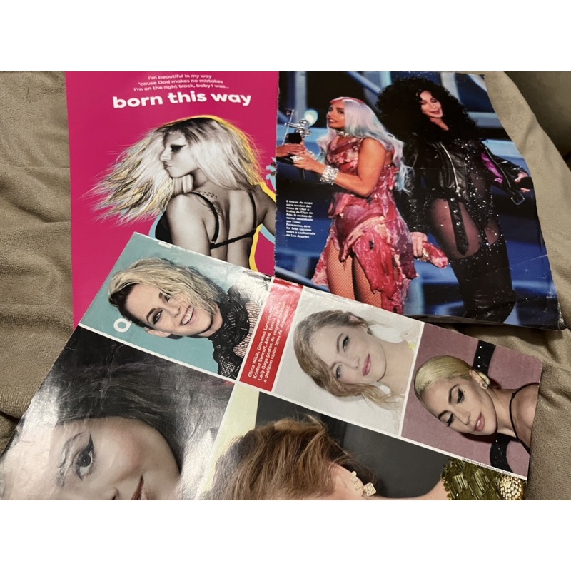 kit de reportagens Lady Gaga | Shopee Brasil