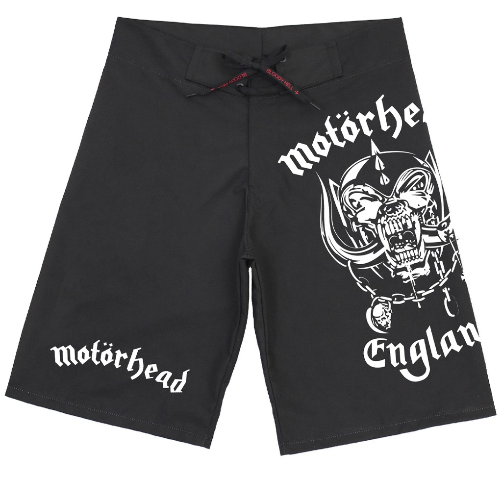 Bermuda Shorts Elastano Banda Motorhead England | Shopee Brasil