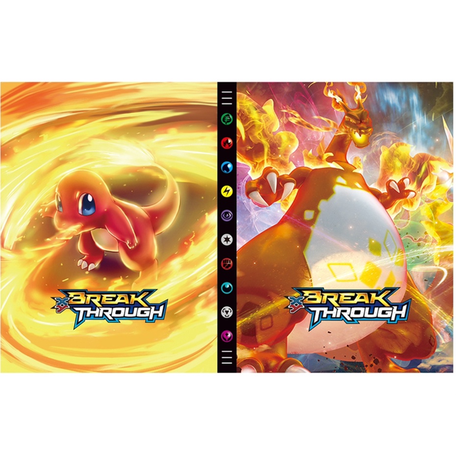 Álbum Pokémon Pasta Grande Porta 432 Cartas Tcg Card Charizard Lucario ...