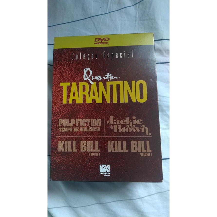 Box de DVDs - Quentin Tarantino - Kill Bill - Jackie Brown - Pulp ...