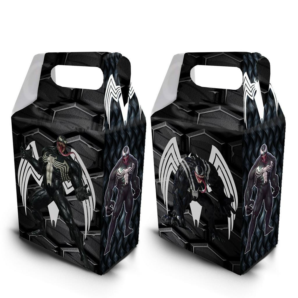 kit 10 caixinhas maleta venom lembrancinha festa fácil | Shopee Brasil