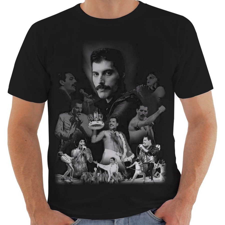 Camiseta Camisa Lc 524 Freddie Mercury Queen Rock REF:04IJ | Shopee Brasil