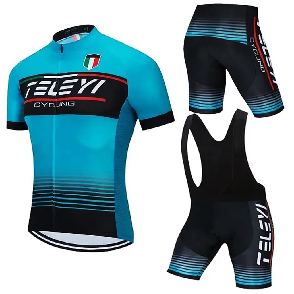 Kit Bretelle E Camisa Para Ciclismo Gel Bike Roupa Ciclismo Manga Curta ...