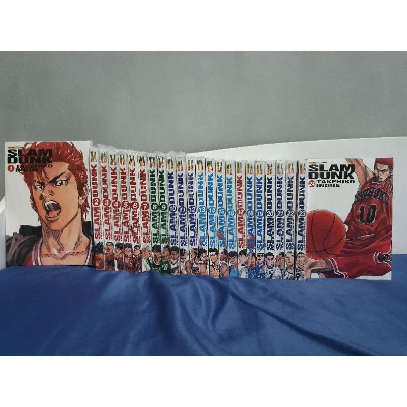 Mangá Slam Dunk Vol. 1 ao 24 (Completo/Panini) | Shopee Brasil