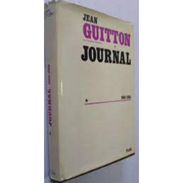 Journal 1952-1955 - Jean Guitton (capa Dura) | Shopee Brasil