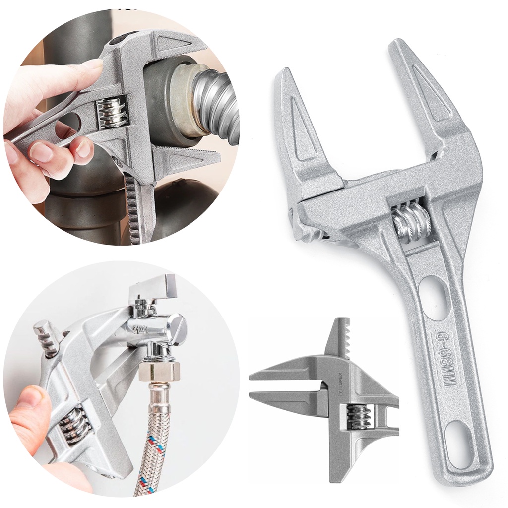 Chave Inglesa Boca Ajustável 68mm Chave Cano Pia Torneira Grande ...