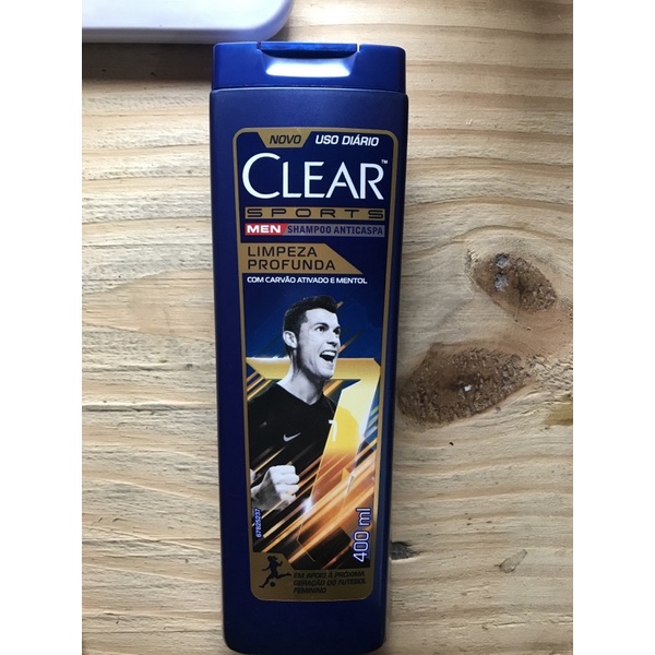 Shampoo Clear Men Anticaspa Limpeza Profunda 400ml - Edição Cristiano ...