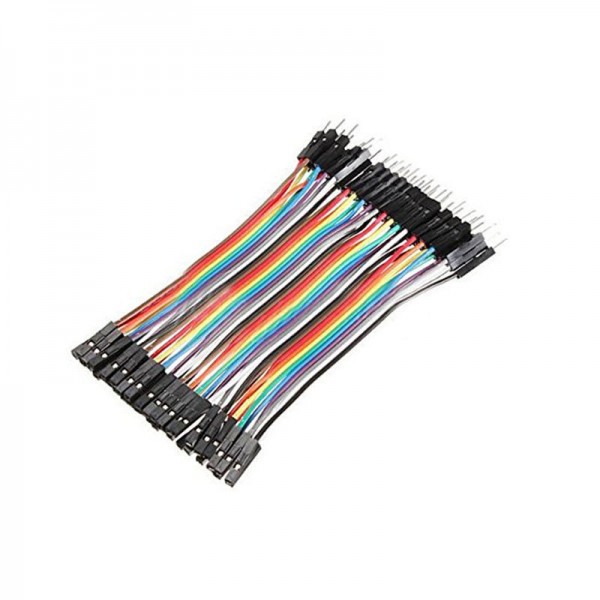 Cabo Jumper Dupont 10cm 30 Fios Fêmea-macho Arduino PIC ESP8266 ...